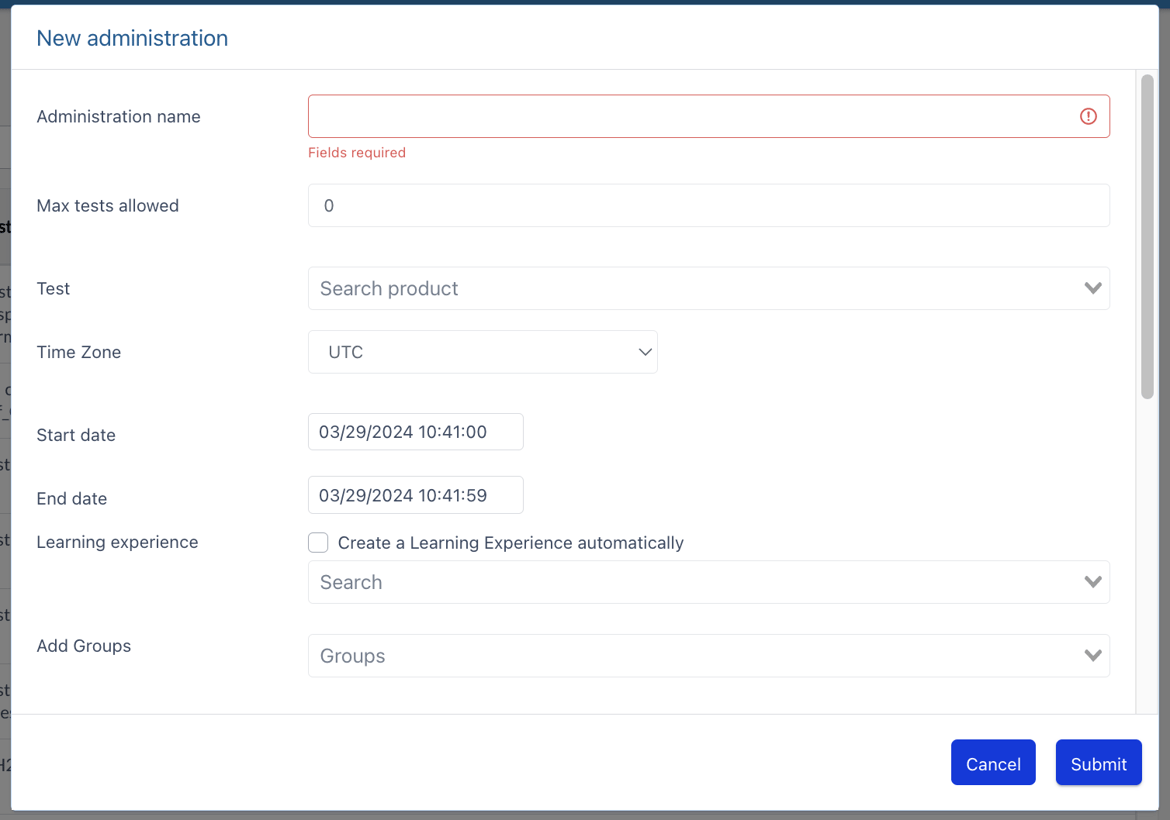 E-Proficiency Profile Administrator - Quick Start Guide